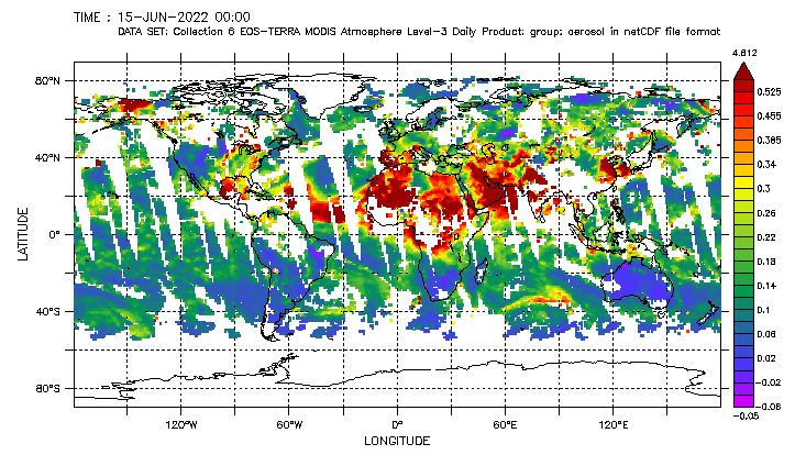 Extension of MODIS atmospheric properties : ICDC : University of Hamburg